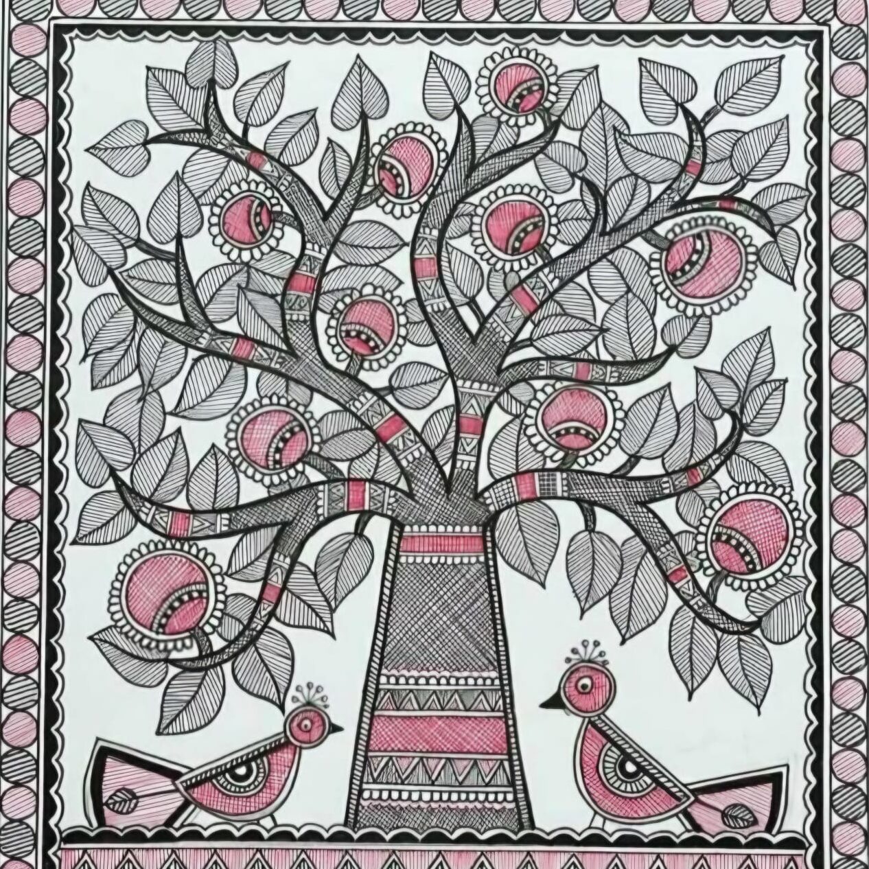 Tree of Life – Madhubani Folk Art Workshop | The Hockley Flyer